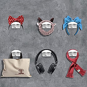 TOPDANCHUANG Adhesive Hat Hangers, 8 Pcs Hat Hooks for Wall, Hat Racks for Baseball Caps for Boys Girls Room Decor, Fashion Self-Adhesive Hat Hooks, Hat Hangers for Wall Closet