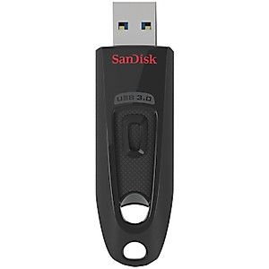 Sandisk Ultra USB Flash Drive, 64 GB, Black (SDCZ48-064G-A46)