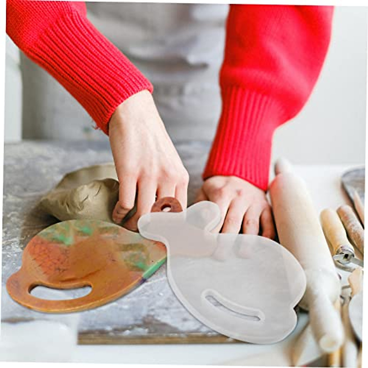 VILLCASE Silicone Mold Cup Mat Resin Jewelry Epoxy Molds Silicone Coaster Resin Candy Molds Animal Silicone Molds Round Tray Cup Holder Mold Cup Mat Mold Manual Mold White Dolphin Ocean