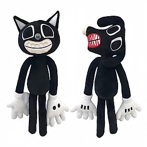 POPRORE Siren Head Plush Toys Cartoon Dog Cartoon Cat Cartoon Rabbit Plush Toys Halloween Christmas Horror Plush Toy for Home Party Gift Birthday Toy (Cat&Dog)