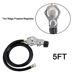 Artilife 5FT Two Stage Propane Regulator for RV & Grills