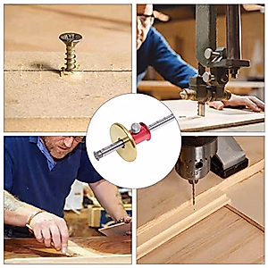 Newkiton Wheel Marking Gauge, 1 Bearing Wheel Cutter for Soft Wood, 1 Locked Up Wheel Cutter for Hard Wood, 1 Screwdriver Included