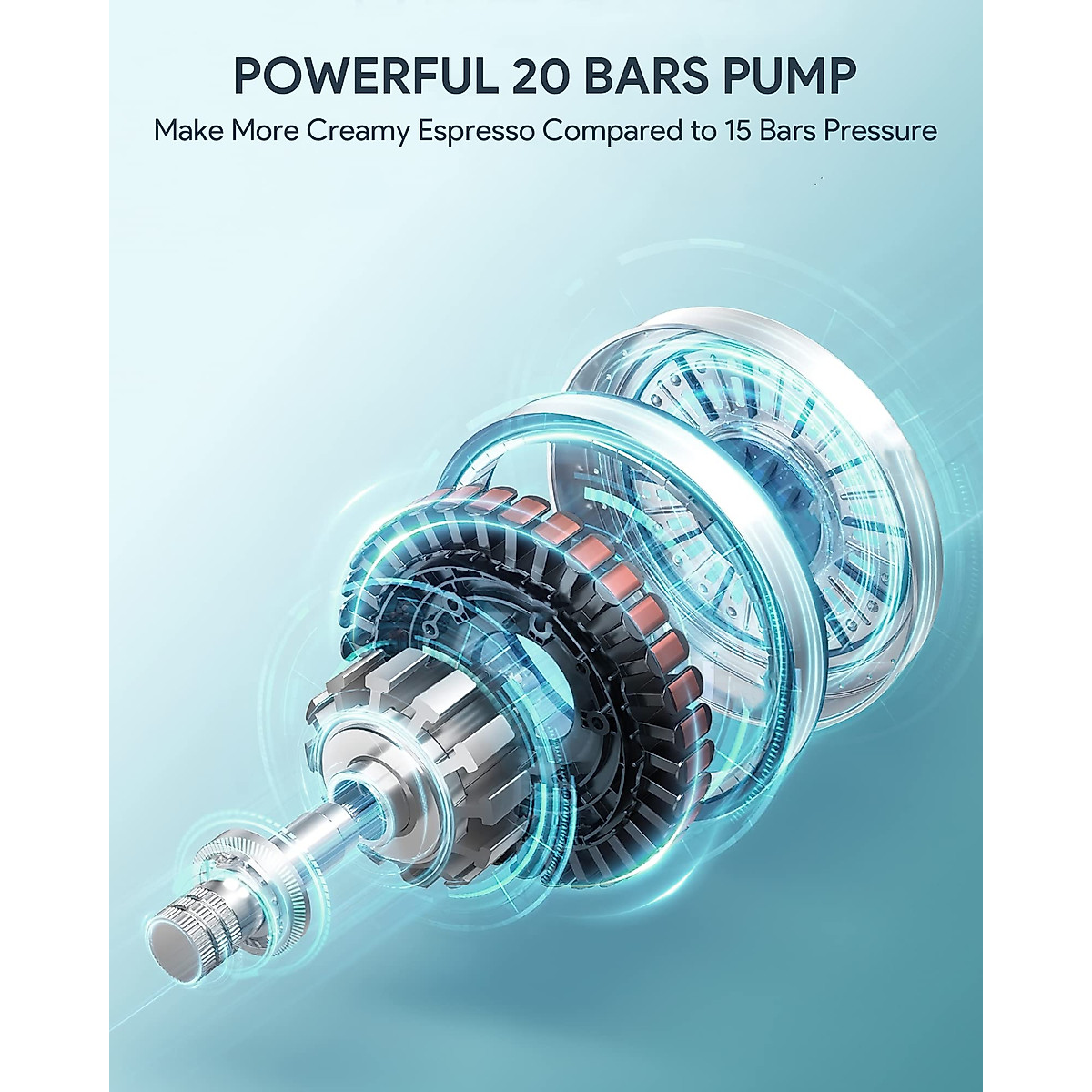 Outin Nano Portable Electric Espresso Machine with 3-4 Min Self-Heating, 20 Bar Mini Small 5V Car Coffee Maker, With NS Capsule & Ground for Camping, Travel, RV, Hiking, Office