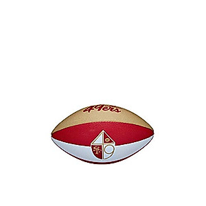 WILSON NFL Mini Team Retro Football-San Francisco, Brown