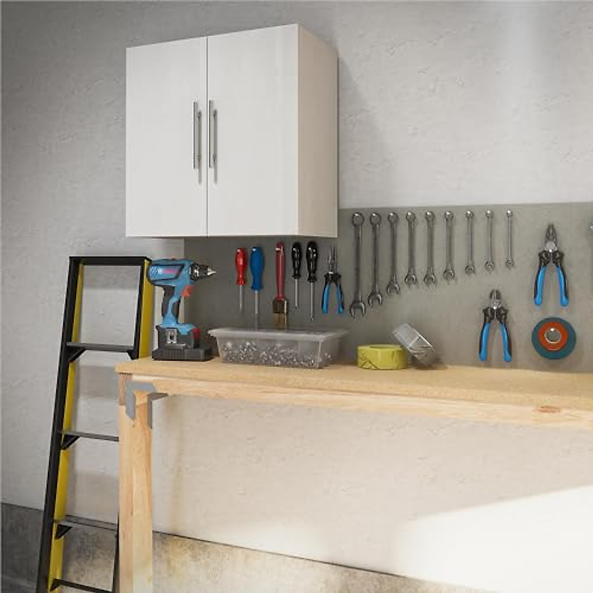 SystemBuild Evolution Camberly 24" Wall Cabinet, Ivory Oak