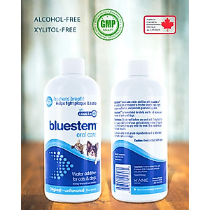 Pet Water Additive Oral Care: for Dogs & Cats Bad Breath, Dental Rinse Freshener Treats Plaque & Teeth Tartar. Dog & Cat Mouth Clean Health Treatment for Pets Drinking Bowl (Vanilla Mint (Dogs Only))