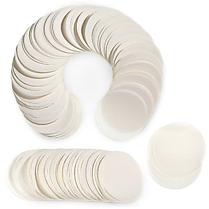 2 Pack 700 count Coffee Filter Paper Replacement Filters with Filter Holder White Round Disposable Paper Filters for DIY Coffee Compatible with The AeroPress Coffee and Espresso Maker (Black)