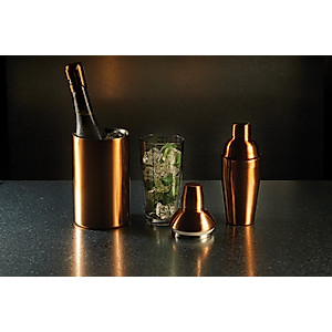 BarCraft Luxury Metal Sparkling Wine/Champagne Stopper - Copper Finish