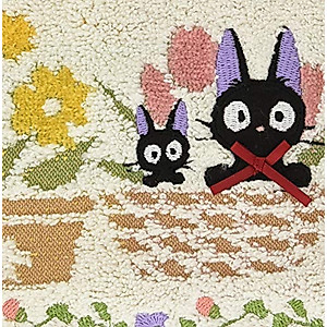 Hand Towel Ghibli Kiki's Delivery Service Jiji 25 Ã— 25cm Favorite Flower