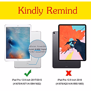 iPad Pro 1st 2nd (12.9'') Case for Women, DMaos Crocodile Synthetic Leather Stand Folio Smart Cover, Auto Sleep/Wake, Document Card Holder - Brown