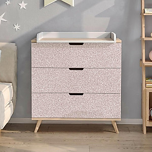 lenify Pink Glitter Contact Paper Pink Wallpaper Peel and Stick 17.7inch x 118.1inch Pink Contact Paper Peel and Stick Wallpaper Glitter Removable Wallpaper Adhesive Paper for Bedroom Decorative Vinyl