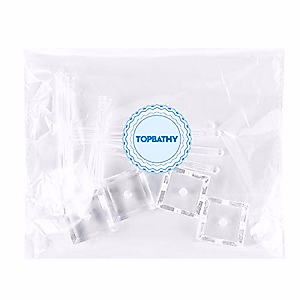 TOPBATHY Acrylic Jewelry Tree Stand,Earring Holder,Hanging Jewelry Organizer,for Necklaces Bracelet Earrings and Ring (4pcs)