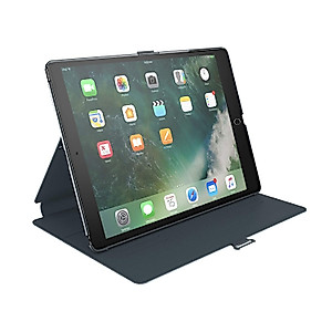 Speck Products Compatible Case for Apple 12.9-inch iPad Pro Case (2015 and 2017 Models), BalanceFolio with Magnets, Stormy Grey/Charcoal (90915-5999)