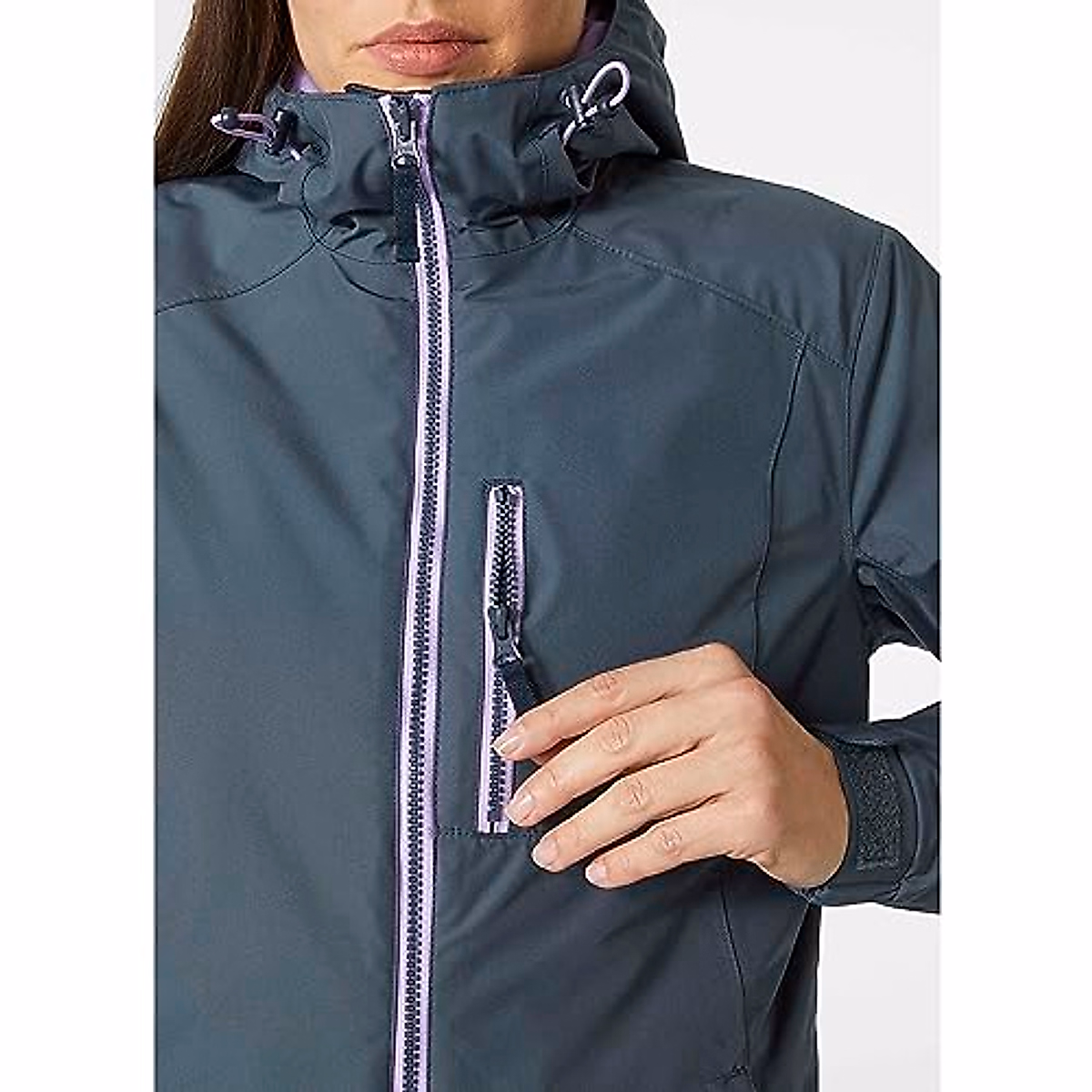 Helly-Hansen Women's Standard Long Belfast Winter Jacket, 860 Alpine Frost, Medium