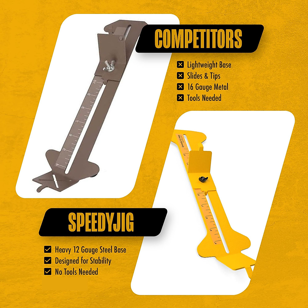 SpeedyJig PRO - Paracord Bracelet Kit and Jig | Easily Make Paracord Bracelets from 4" to Over 13" | Adjustable Steel Frame Made in The USA | Includes Free Paracord & Buckles