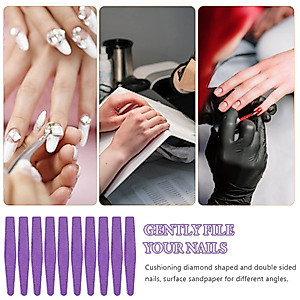 GLEAVI 10pcs Nail Polish Nail Files Manicure Tools Gel Nails Polish Mens Manicure Kit Fingernail File for Manicure Professional Nail File Block Finger Nail File Trim Nail File Major Set