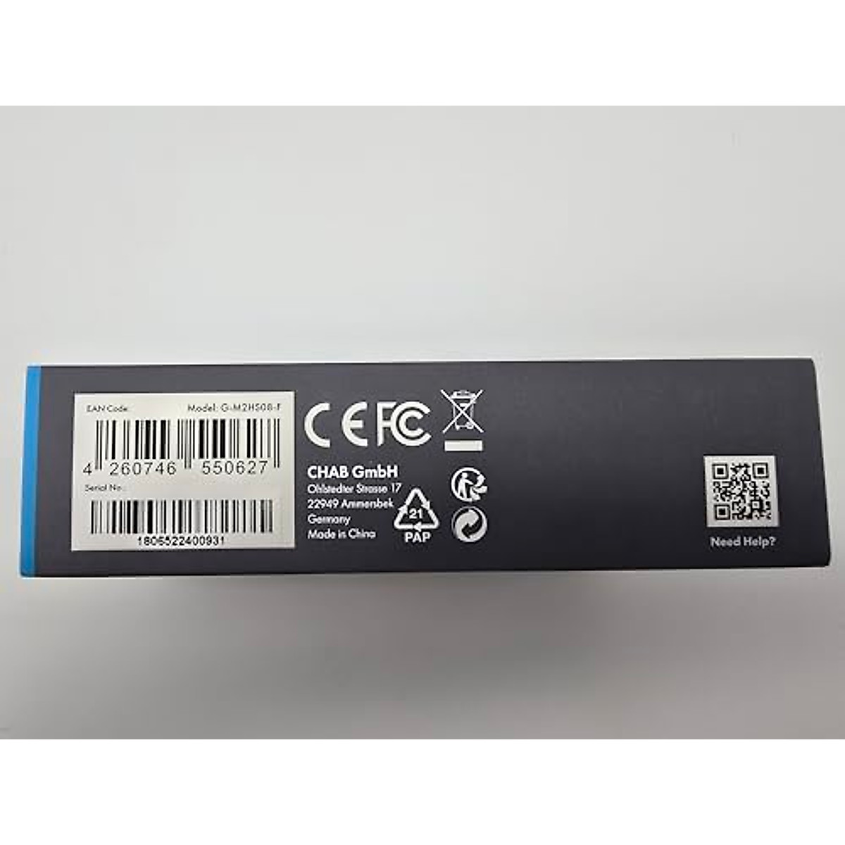 GRAUGEAR M.2 2280 SSD Heatsink, Direct-Touch Heat of Copper Heat Pipe, 20mm Built-in Cooling Fan, Aluminum Plate-Fin Design, Thermal Pads incl. Cooler for M.2 NVMe/SATA [G-M2HS08-F]