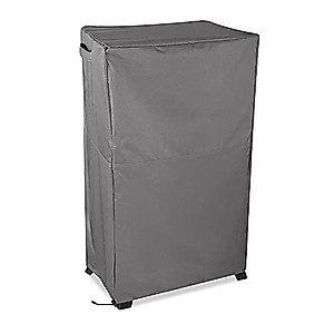KHOMO GEAR Smoker Cover Waterproof Heavy Duty Square Smoker Protector - Grey, 17" Long x 20" Wide x 35.5" high