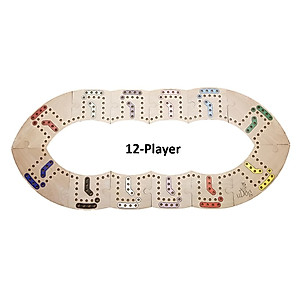 uDog Board Game | Old-Fashioned Fun for 2–12 Players | Handmade in The USA | Durable Wooden Pieces to Last a Lifetime | Family Game Night (8-Player)