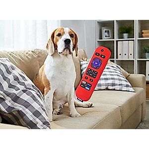 Silicone Cover for Roku Ultra 2022 Remote Roku Voice Remote Pro Silicone Remote Case, Shockproof Durable Silicone Cover with Lanyard (Mint)