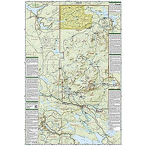 Baxter State Park Map [Mount Katahdin, Katahdin Iron Works] (National Geographic Trails Illustrated Map, 754)