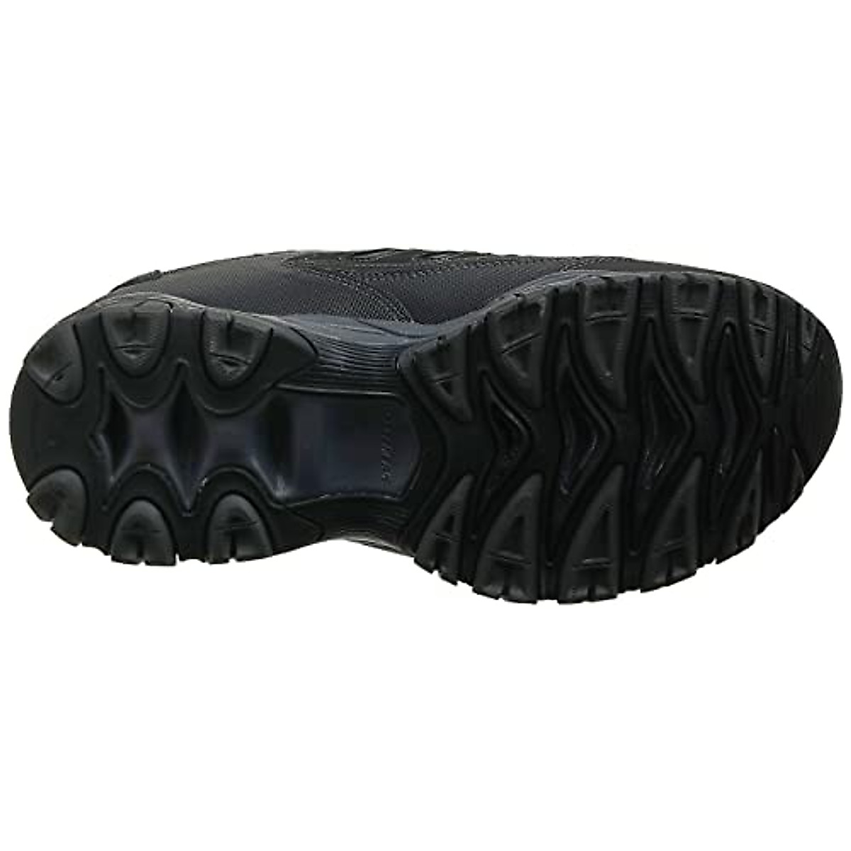 Skechers Men's Cankton Steel Toe, Black/Charcoal, 12