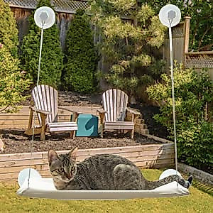 Cat Window Perch, Cat Window Hammock, Window Perch for Cats Inside Up to 50lbs