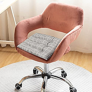 TUNKENCE Chair Pads for Dining Chairs Chair Cushions for Outdoor Furniture Thickened Cotton Linen Cushion Office Chair Cushion Cushion Car Cushion for Kitchen Dining Room Office, 16x16 Inch