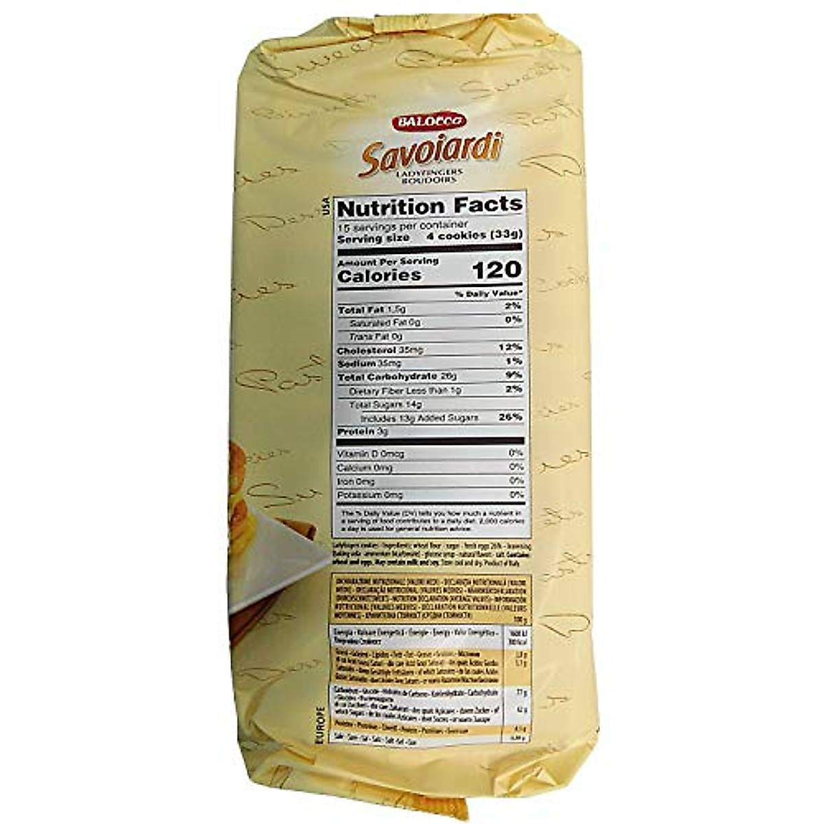 Balocco Savoiardi Ladyfingers - 1.1 Pound