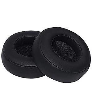 Alitutumao Replacement Earpads Ear Cushions Ear Cups Repair Parts for Monster Beats by Dr. Dre Pro Detox Headphones Memory Foam Ear Pads (Black)