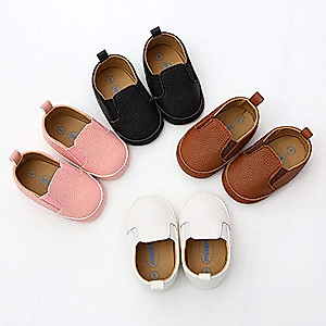 JOINFREE Toddler Baby's Cute Casual Walking Shoes Infant Boys Girls Soft Sneakers White 6-12 Months