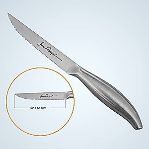 Jean-Patrique 5" Serrated Vegetable Nakiri Knife - Chopping Knife