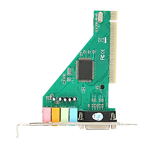 Sound Card,120dB PCI Plug and Play Sound Card Channel 4.1 for Computer Desktop Internal Audio Karte Stereo Surround CMI8738