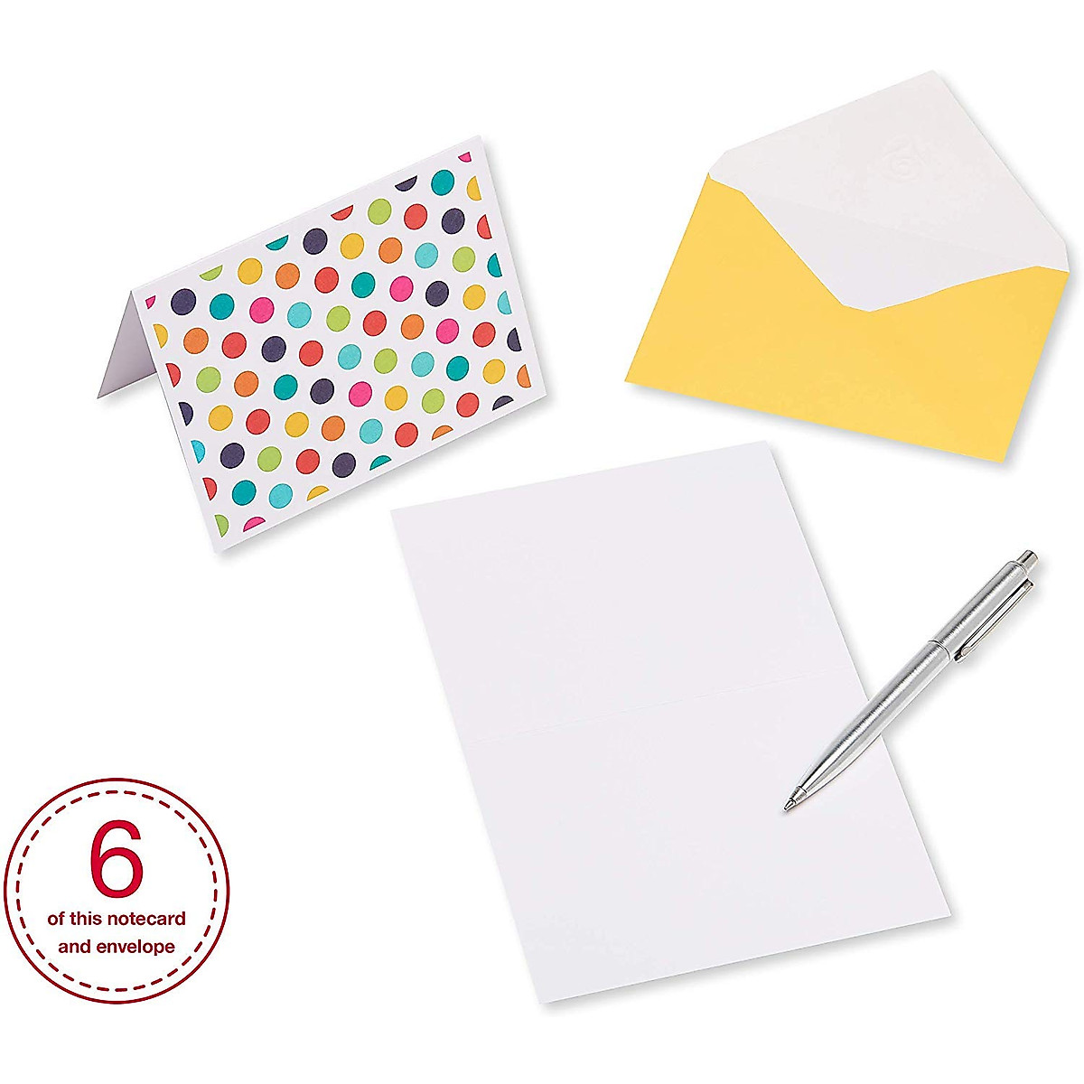 American Greetings Blank Cards Assortment with Envelopes, Bright Patterns (30-Count)