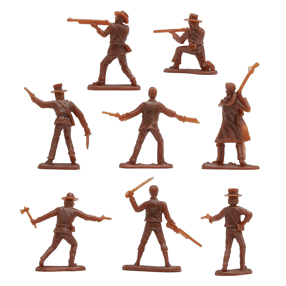 BMC The Alamo Plastic Army Men - Texas vs. Mexico 37pc Soldier Figures