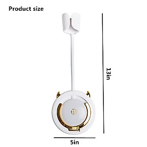 KWYUAIE Hands Free Hair Dryer Holder Wall Mounted, Blow Dryer Holder, Hair Dryer Holder Wall Mounted, Hair Dryer Wall Mount, Hair Tool Organizer, Adhesive Installation Hair Dryer Holder