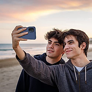 PUJUE for Motorola Moto-G 5G 2022 Case: Silicone Slim Full Rugged Bumper Matte Cell Phone Cases - Durable Shockproof Drop Protective Cute TPU Cover (Navy Blue)