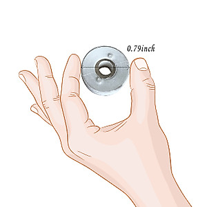 HimaPro 144 Prewound Bobbins for Embroidery Machines Size L (SA155) Good for Brother, Babylock, Janome, Bernina, Husqvarna, Pfaff Embroidery Machines Etc (Plastic Sided Black & White) - 50 Weight