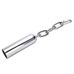 Keersi Stainless Steel Bells Toy with Sweet Sound for Bird Parrot Macaw African Greys Cockatoo Parakeet Cockatiels Conure (L/ 8.4'')