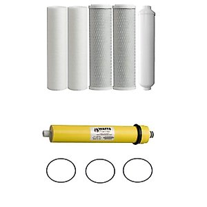 CFS Watts Replacement Water Filters for WP5-50 Reverse Osmosis System w/ 50 GPD Membrane 560018