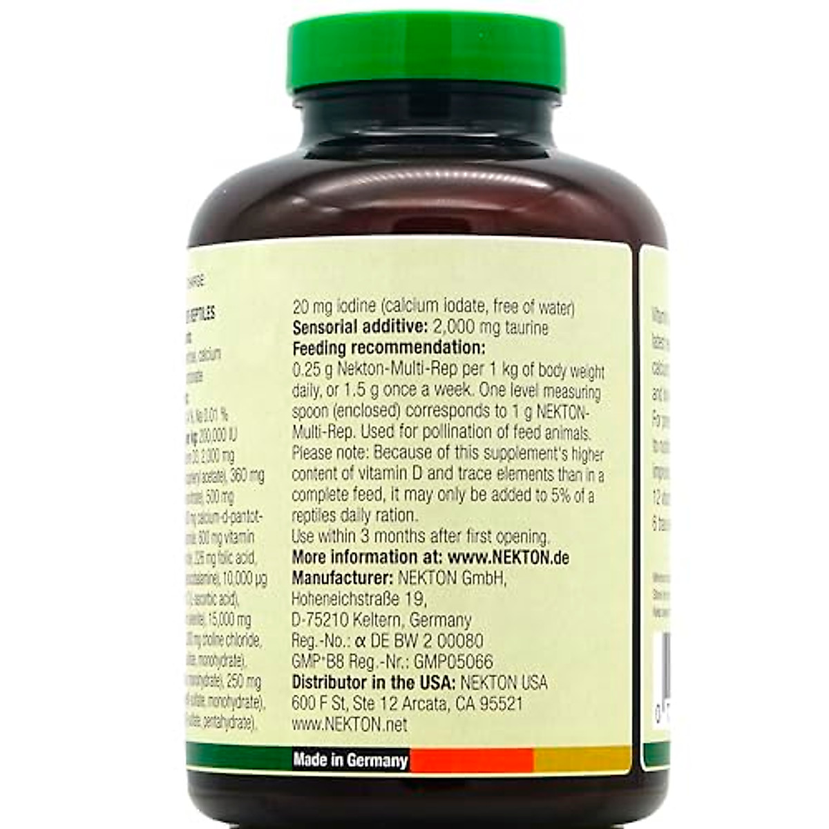 Nekton Multi-Rep Vitamin and Minerals for All Reptiles 300gm / 10.58oz