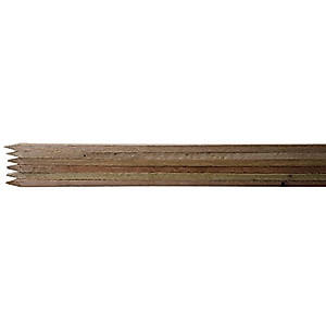 Bond Manufacturing Co 94006 4ft x 3/4in Packaged Hardwood Stakes, 0.75" x 0.75" x 4', Natural