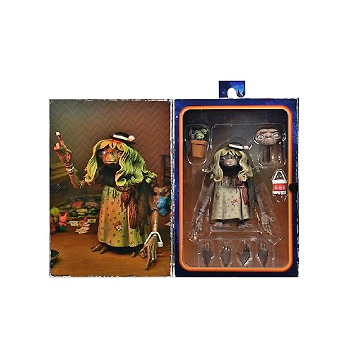 NECA E.T. The Extra Terrestrial: 40th Anniversary Dress-Up E.T. Ultimate 7" Action Figure
