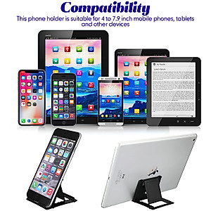 Kathfly 36 Pcs Cell Phone Stand, Tablet Stand Adjustable, Universal Foldable Multi Angle Pocket Phone Stand for Desk, Compatible with Phone 14 13 12 11 Pro Xs Max x 8 6s Plus All Android Smartphones