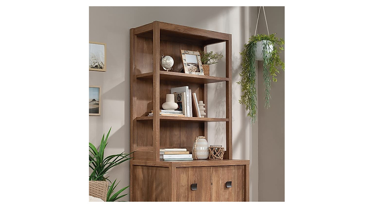 Sauder Cannery Bridge Library Hutch - Stylish Storage
