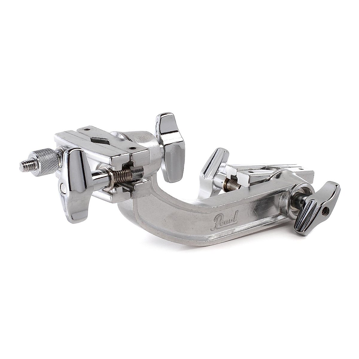 Pearl AX25L Single Accessory Clamp with Extended Locking, Two-Way, Double Forward/Side Tilting Expandable Drum and Cymbal Arm Clamps for Mounting Anywhere around the Drum Set (Fits 5/8" to 1-1/8" Pipes.)