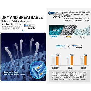 OrrinSports 3 Pairs Women & Men's Athletic Toe Socks Five Finger Socks for Running Hiking Walking Quarter Crew (Size Medium)