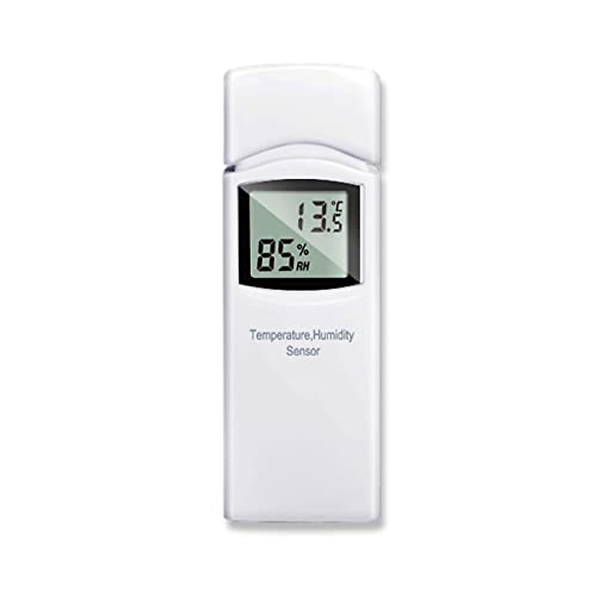 Ecowitt WH32 Wireless Outdoor Temperature and Humidity Sensor, Thermometer and Hygrometer Gauge with LCD Display, Default Degree Fahrenheit, Remote App Monitoring