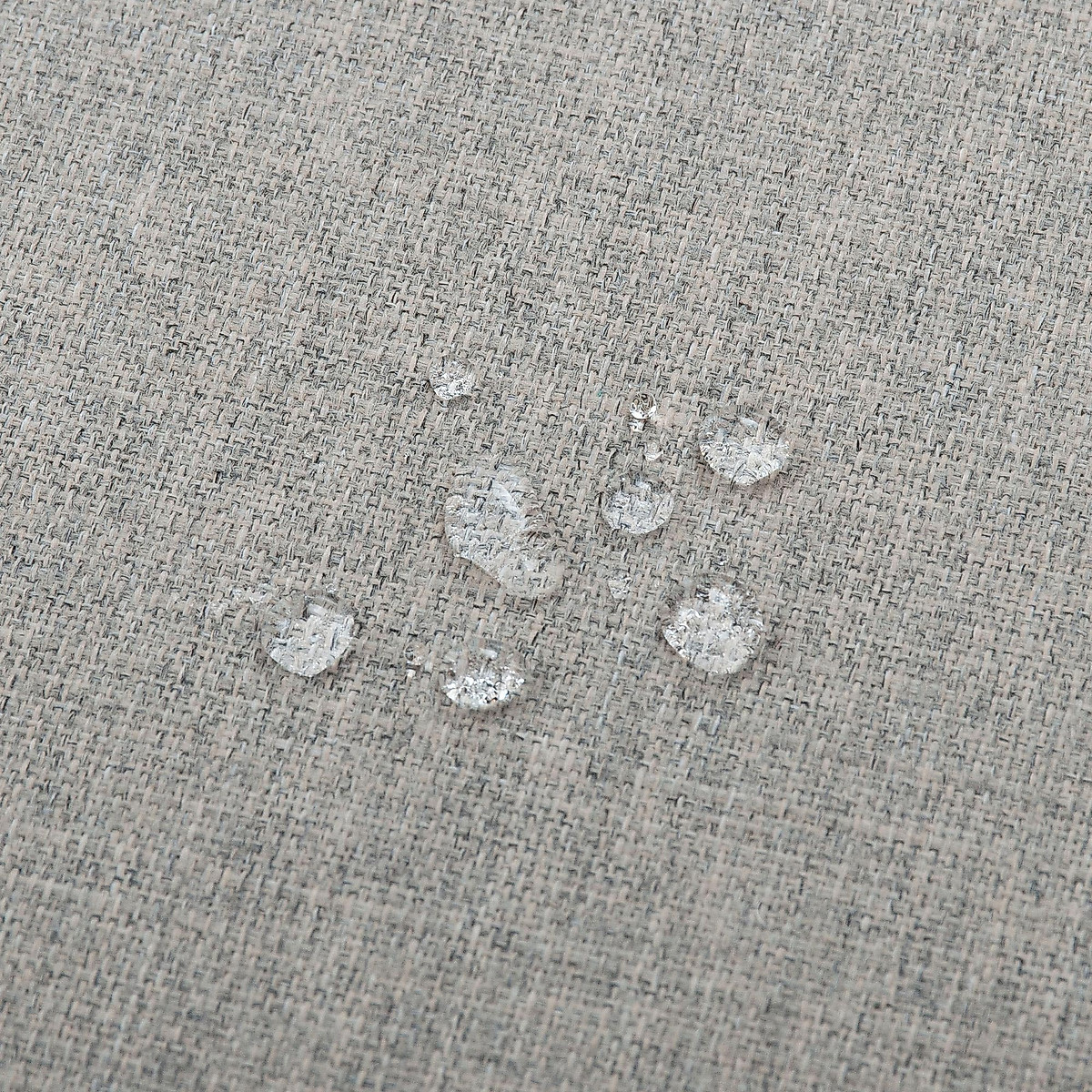 Magpie Fabrics Patio Bench Loveseat Cushion Covers (Replacement Cover only, No Insert!), Waterproof Fade Resistant Swing Cushion Slipcover with Ties(42x18x3 Inch, Warm Gray)