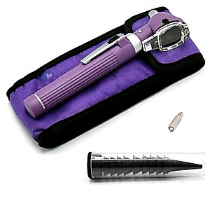 OdontoMed2011® Mini Otoscope Fiber Optic Examination + Free Bulb (Purple)